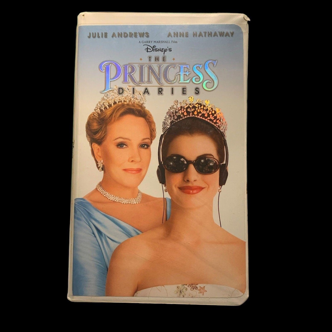 The Princess Diaries VHS 2001 Clam Shell Julie Andrews Anne Hathaway - Etsy