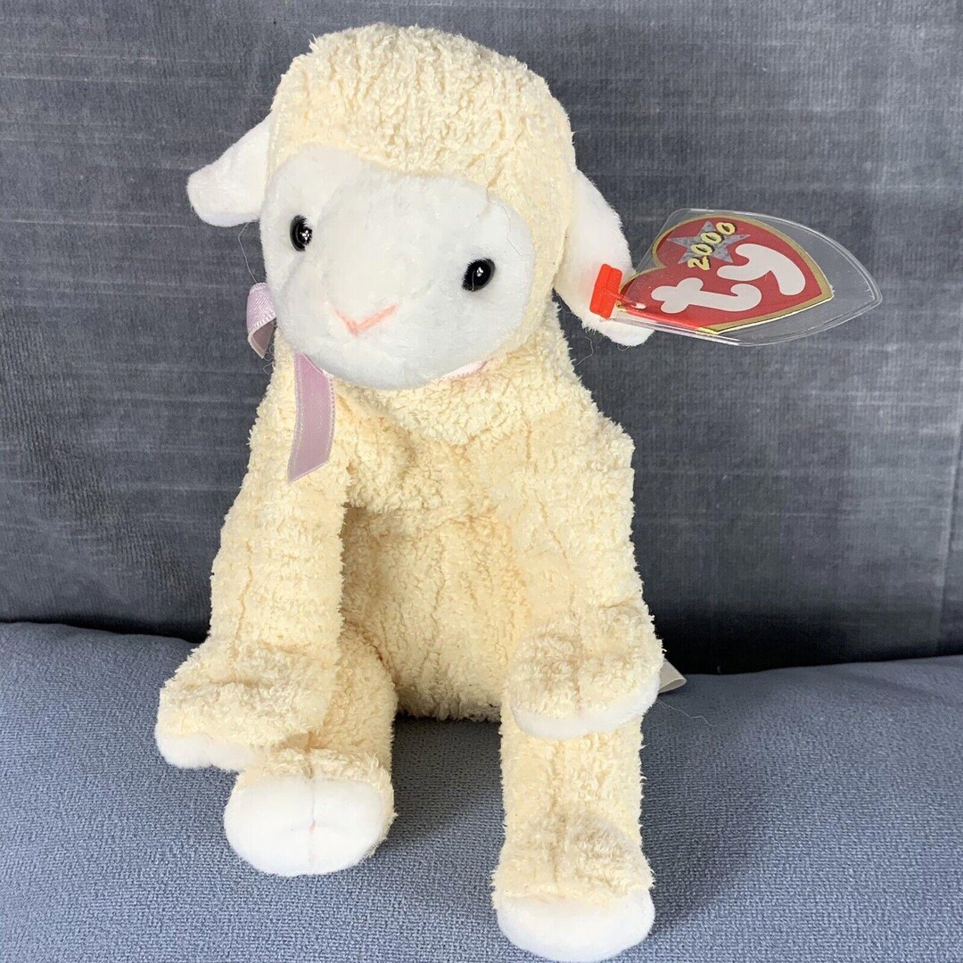 TY Beanie Baby Fleecie the Lamb Retired Vintage Collectible VGC With ...