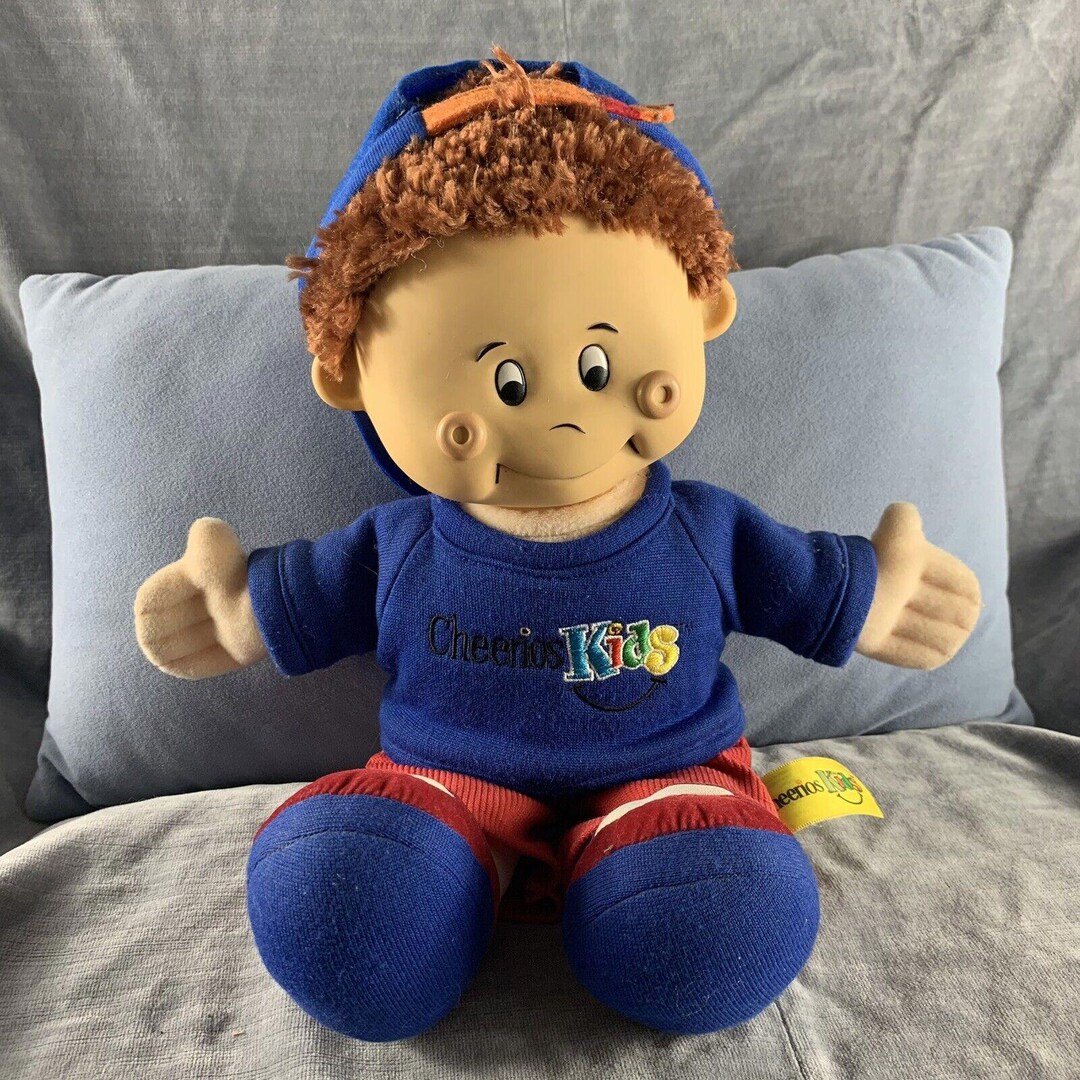 VTG 2002 Cheerio Kids Doll 13" Plush Stuffed General Mills Cereal Toy ...