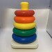 Fisher-price Rock-a-stack #1050 Plastic Stacking Rings - Vintage Toy - Etsy
