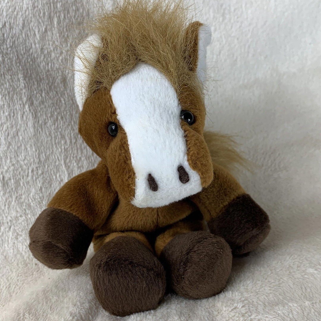 Horse Kellytoy Farmyard Pony BEANPALS 1996 PHILLY Plush Beanbag Stuffed ...