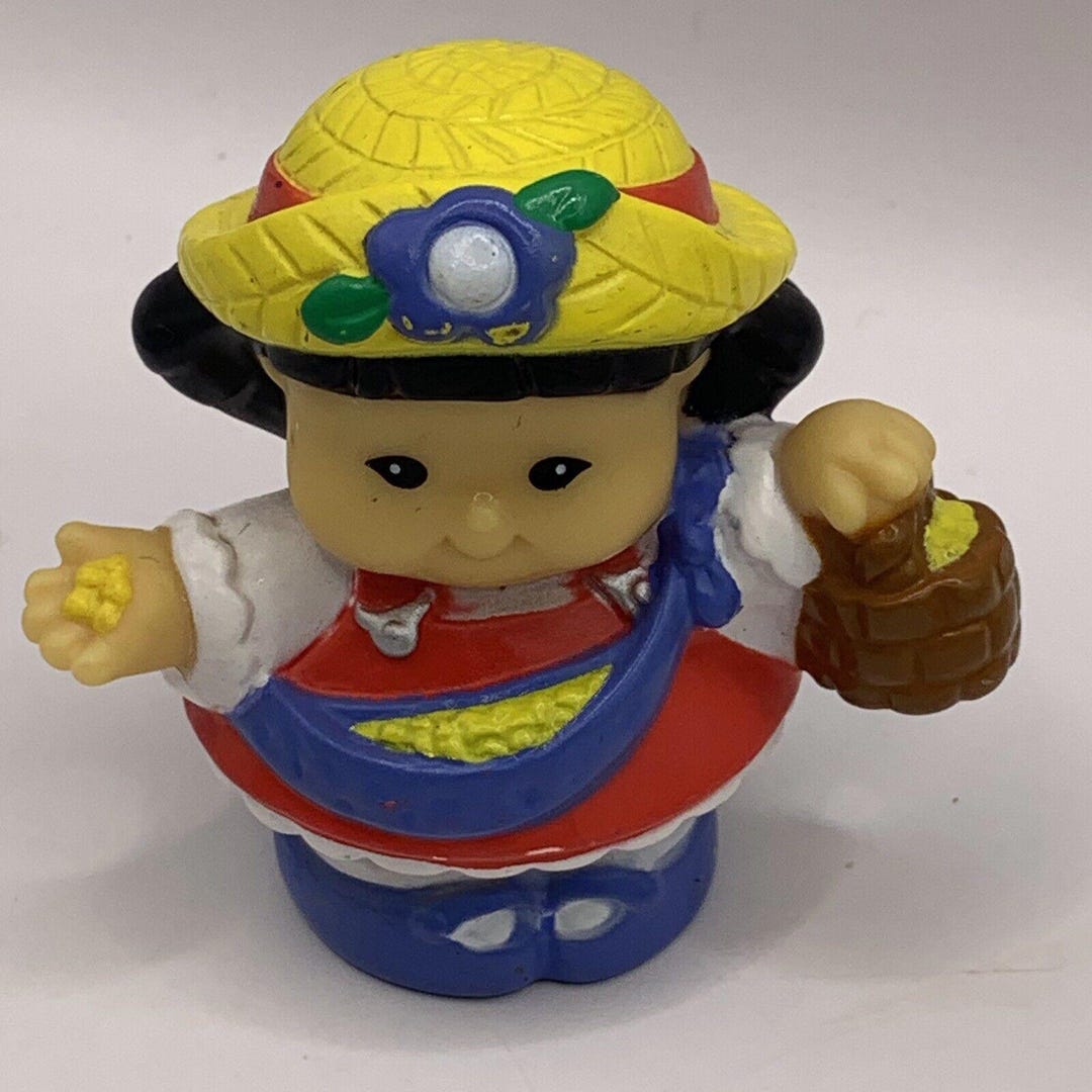 Fisher Price Little People Sonya Lee Asian Farmer With Seeds 2003 Vtg ...