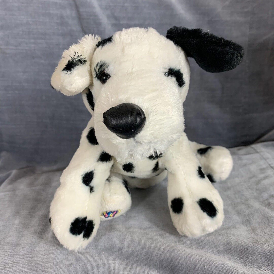 Ganz Webkinz 8” Dalmatian Puppy Dog HM123 Plush Stuffed Animal Toy No ...