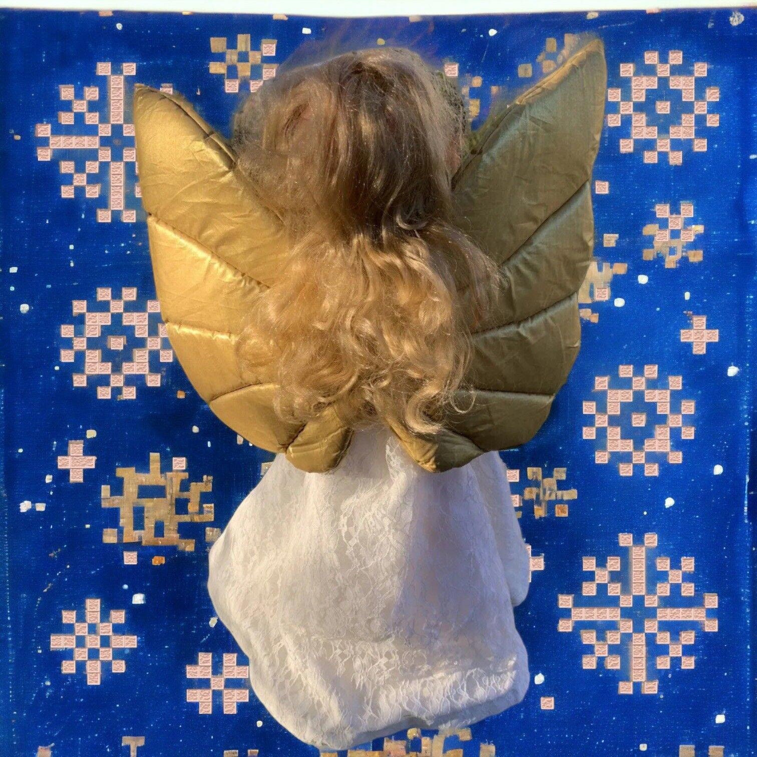 Vintage 24" Christmas Animated Angel Lighted Motion Telco Motionettes ...