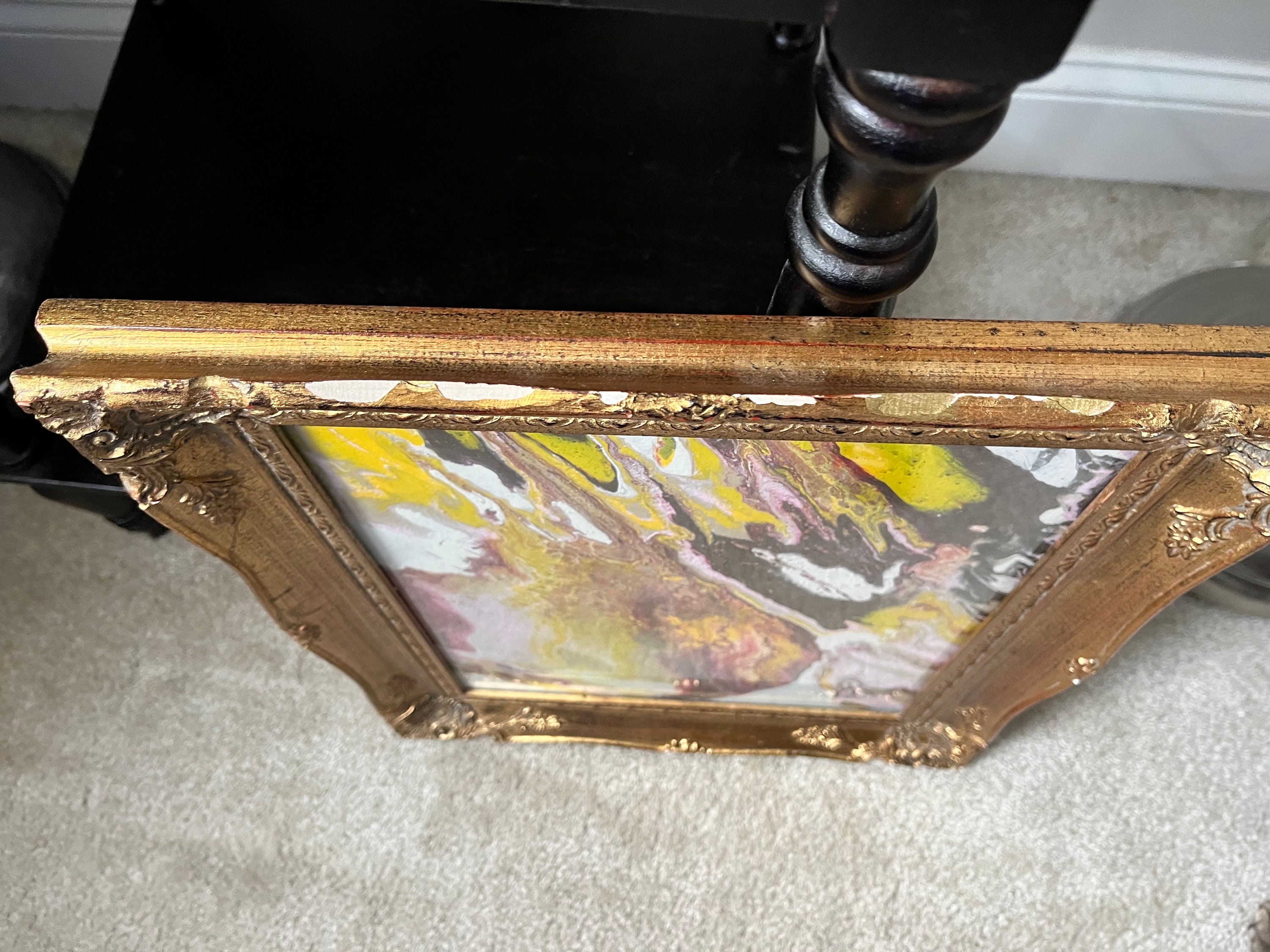 Earths Core Acrylic Painting - Etsy