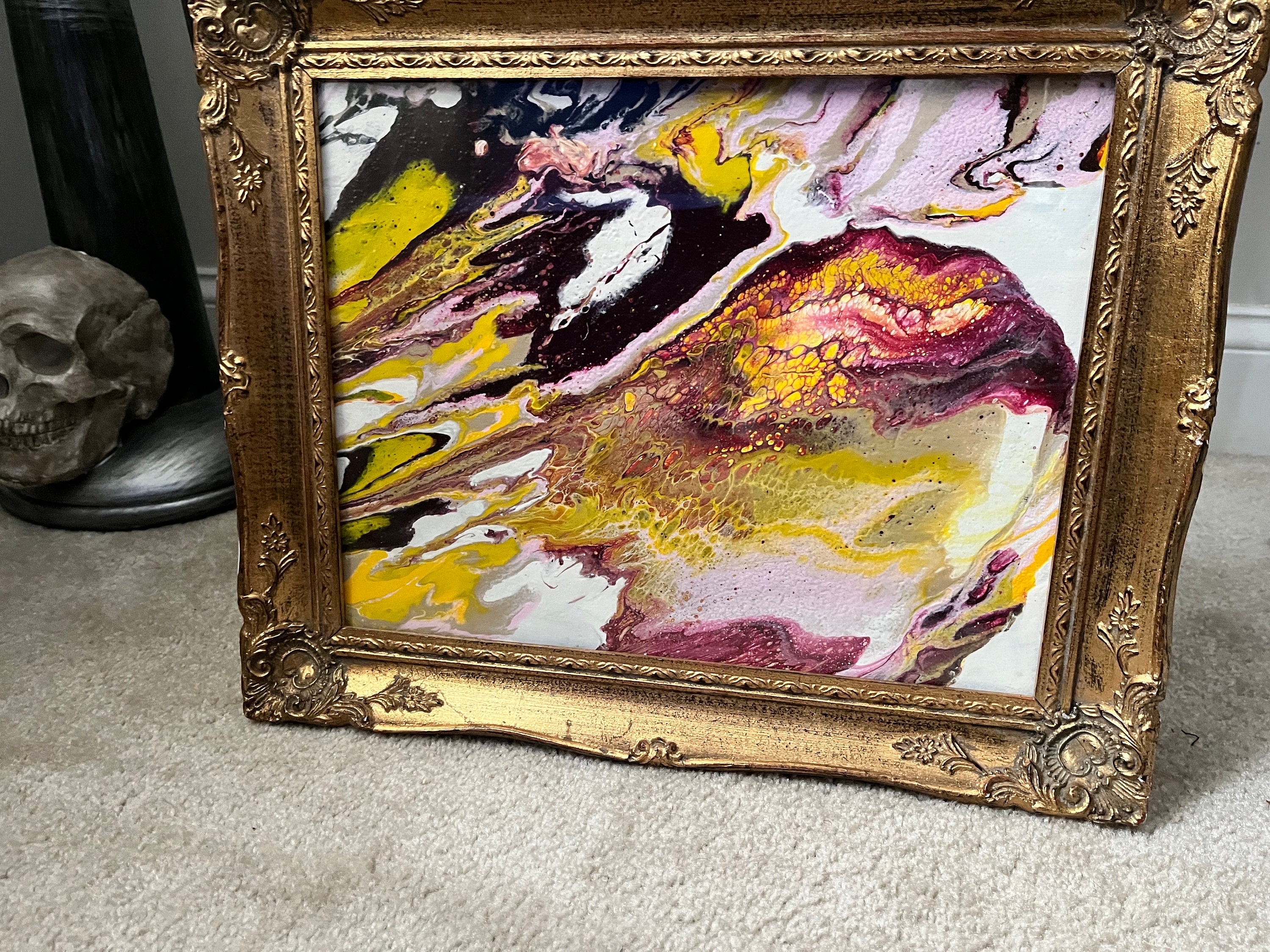 Earths Core Acrylic Painting - Etsy