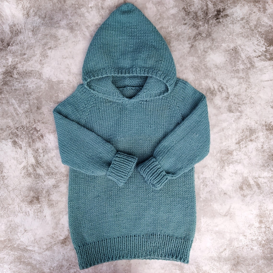 Knitting Pattern, Knit Hooded Sweatshirt, Clubhouse Raglan, Hoodie ...