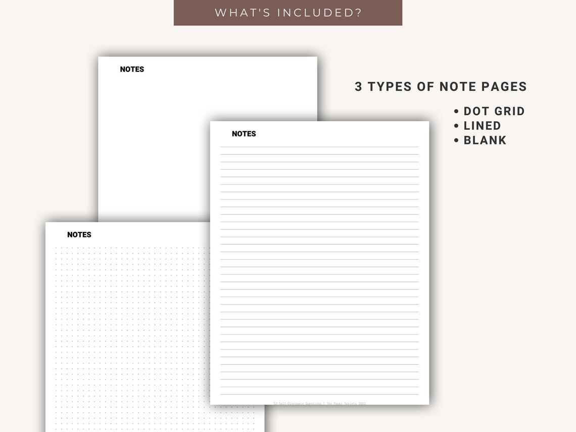 Self-discovery Questions for Personal Growth, Printable Journal Prompts ...