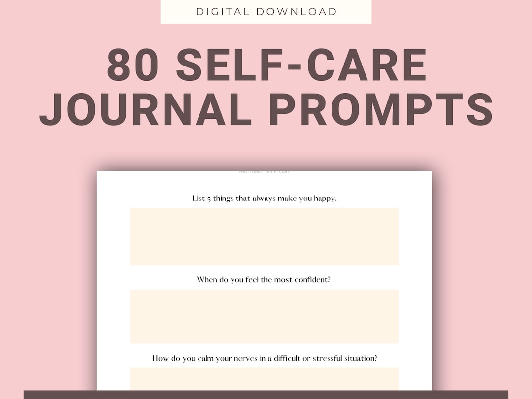 List of Self-care Journal Prompts, Printable Prompts, Personal Growth ...
