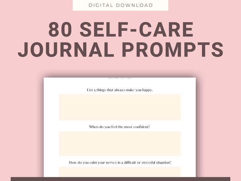 List of Self-care Journal Prompts, Printable Prompts, Personal Growth ...
