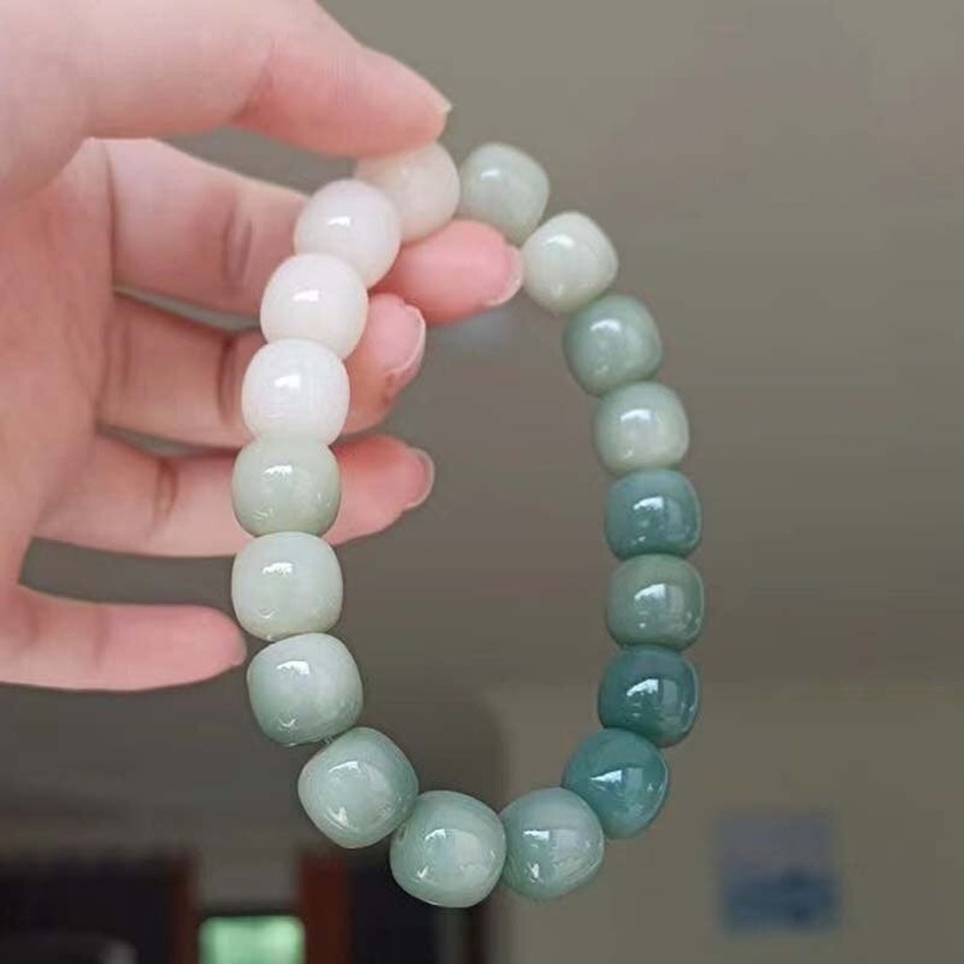 Natural Weathered Bodhi Root Bracelet, Bracelet for Women, Yoga Beads ...