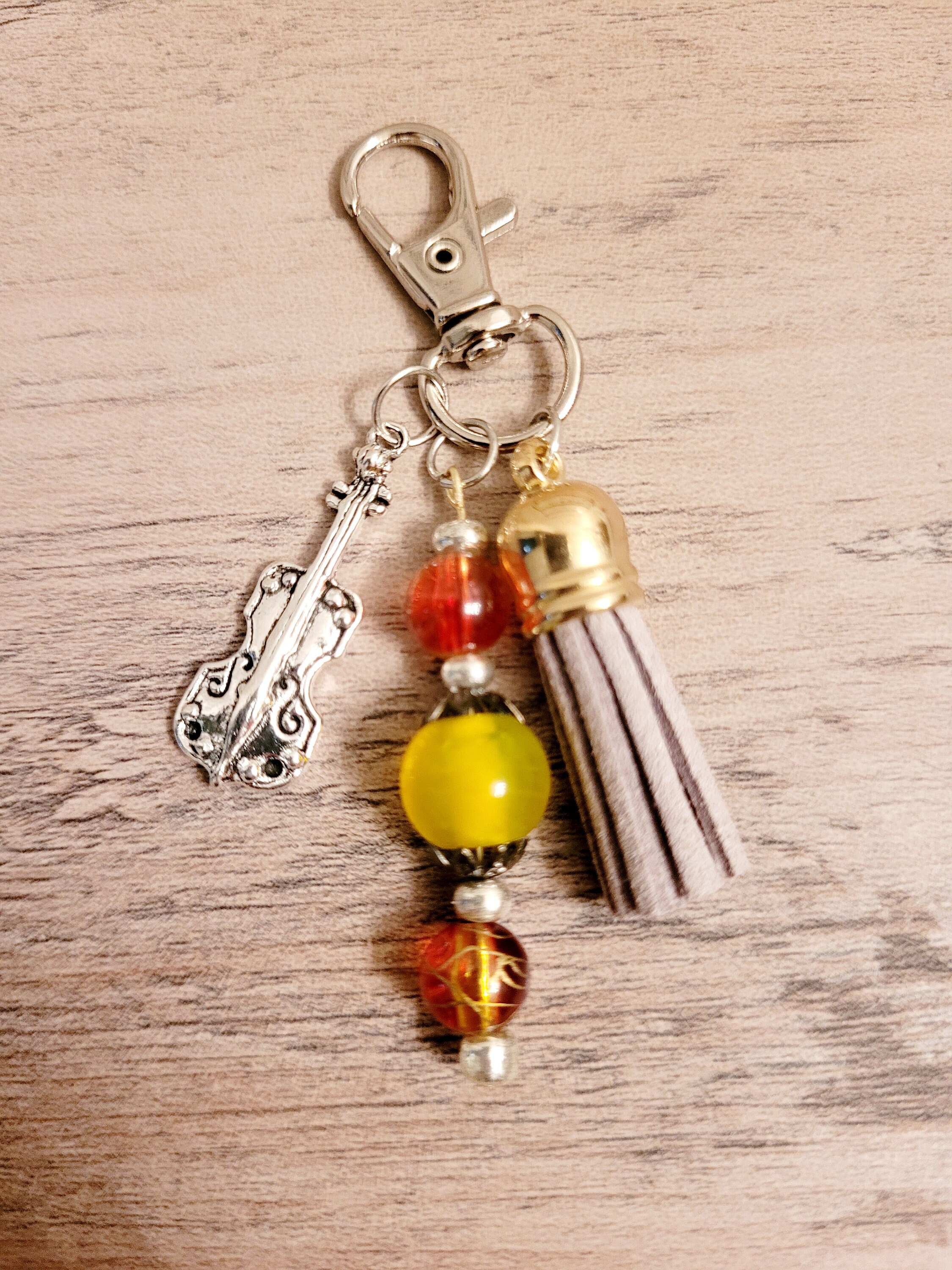 Musician Keychain/music Keychain/guitar/piano/purse Charm/backpack ...