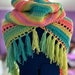 Pastel Neon Crochet Cowl With Hood - Etsy