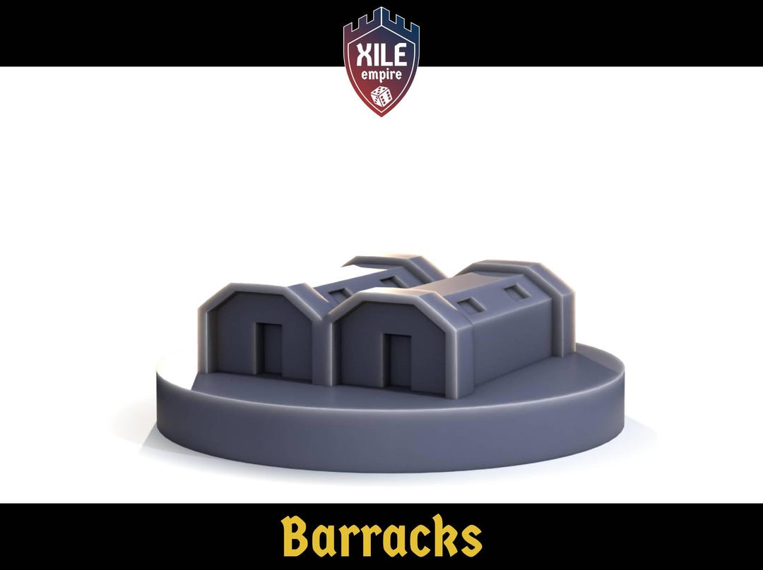 Barracks, Set of 5, Pick a Color - Etsy