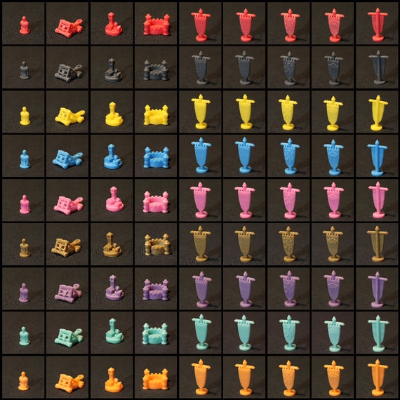 Risk Board Game Pieces