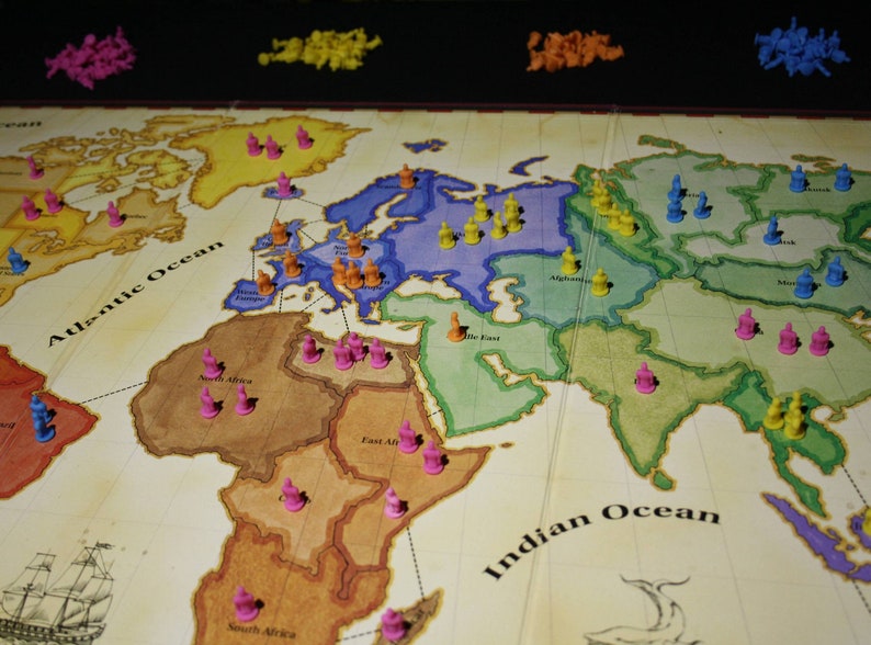 Risk/board Game Pawn Soldier Set of 40 Pick a Color - Etsy