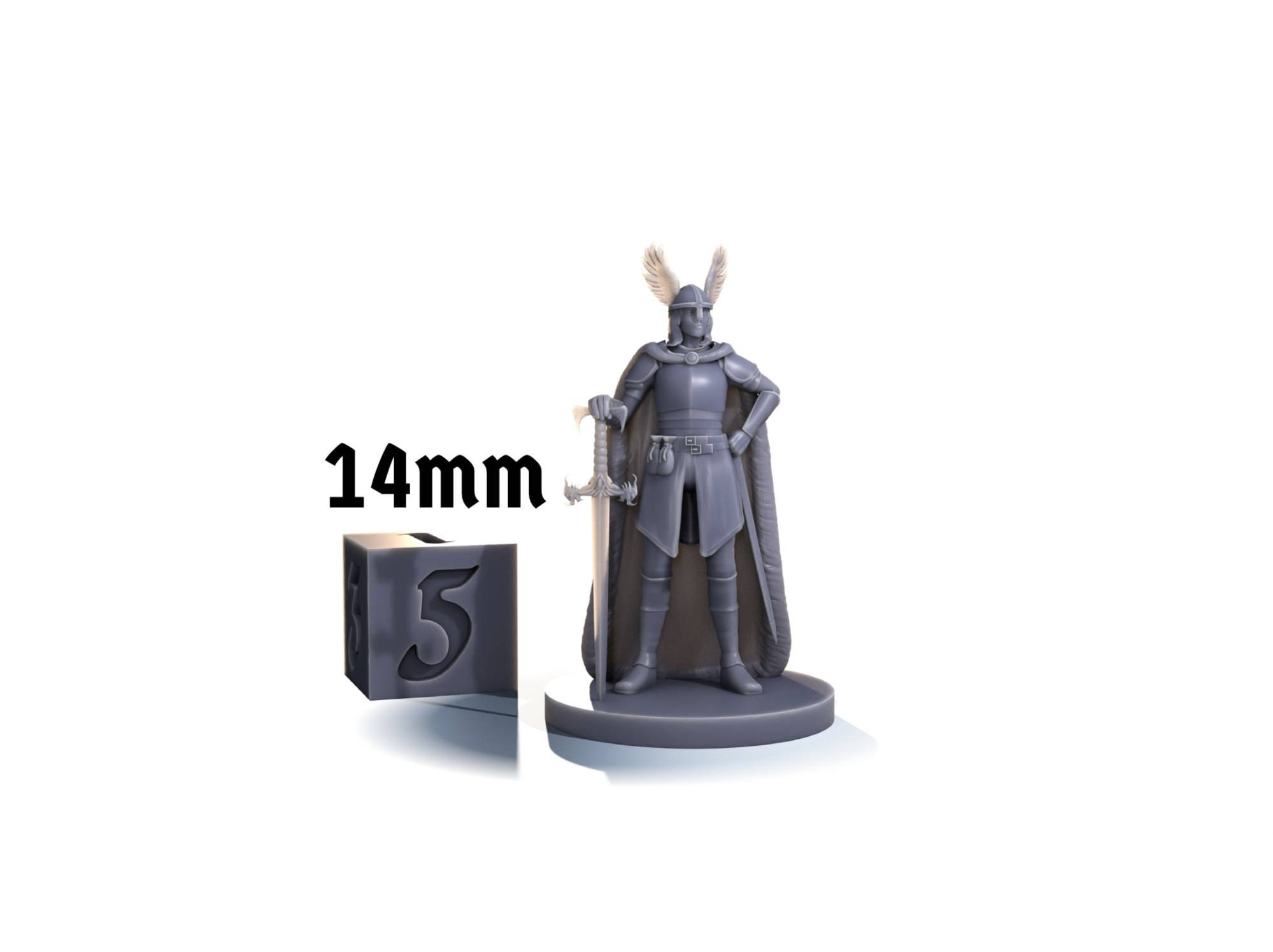Human Female Warlord (two-handed Sword) 28mm, D&D, Pathfinder, Mz4250 ...