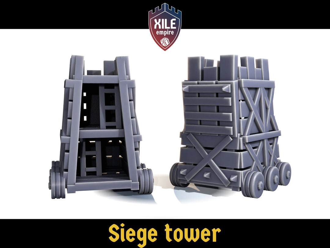 Board Game Siege Tower, Set of 6, Pick a Color - Etsy