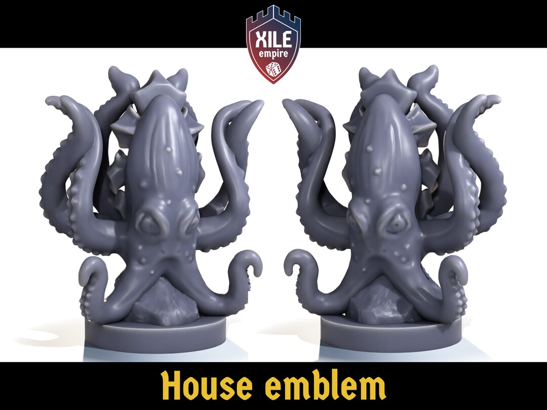 House Emblem: Greyjoy, Set of 6, Pick a Color - Etsy