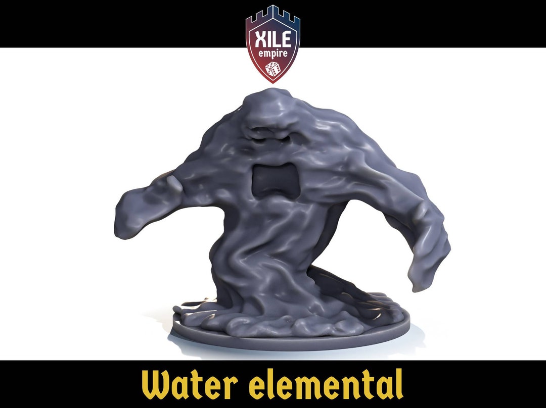 Water Elemental 28mm, D&D, Pathfinder, Mz4250 - Etsy