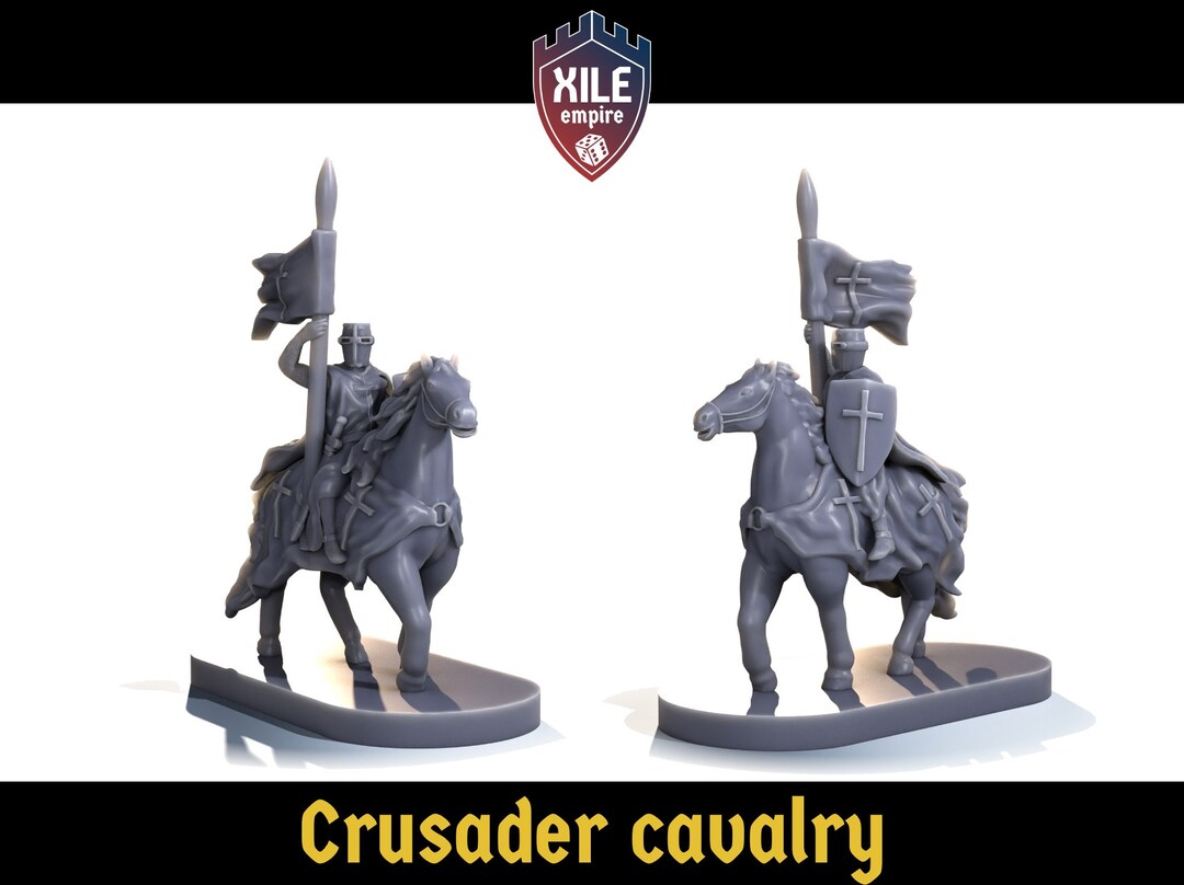 Crusader Cavalry Unit, Pick a Color - Etsy