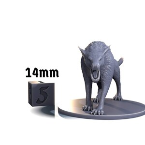 Worg 28mm, D&D, Pathfinder, Mz4250 - Etsy