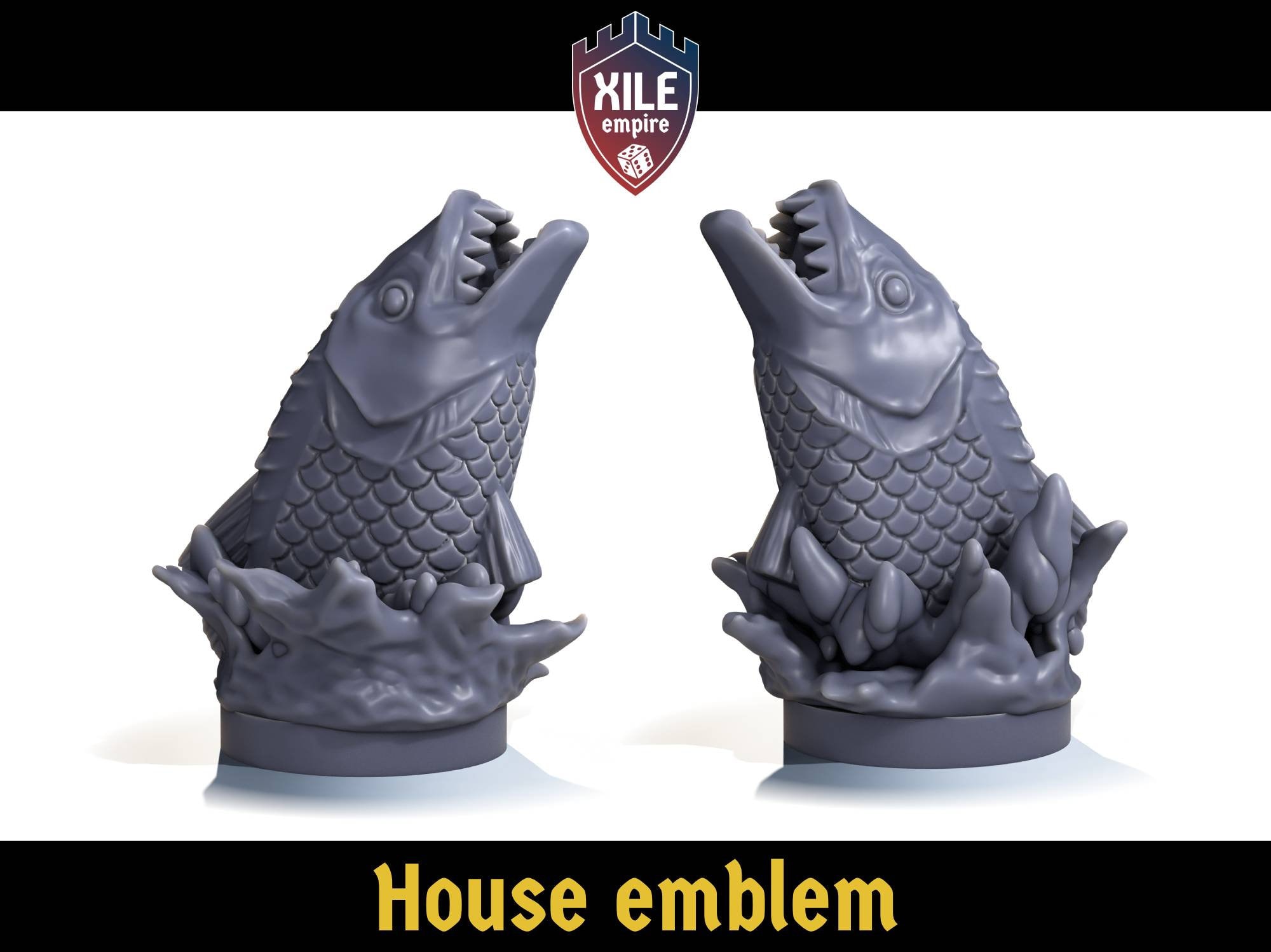 House Emblem: Tully, Set of 6, Pick a Color - Etsy
