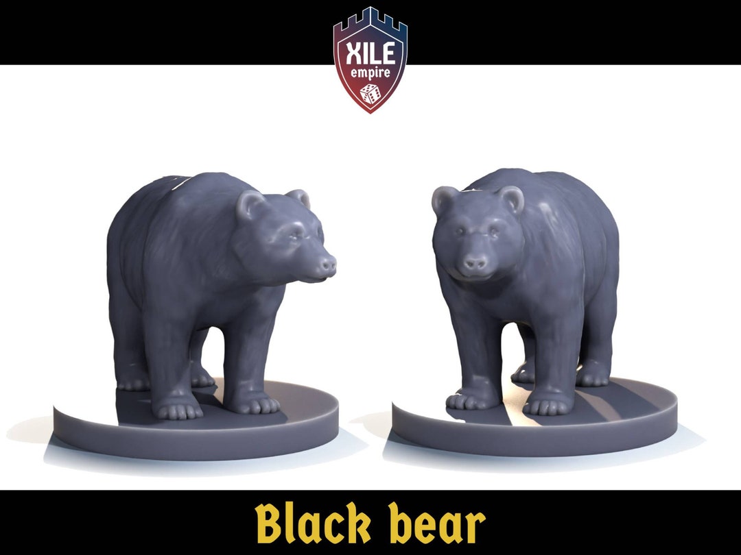 Black Bear 28mm, D&D, Pathfinder, Mz4250 - Etsy