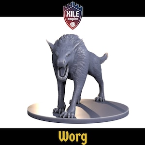 Worg 28mm, D&D, Pathfinder, Mz4250 - Etsy
