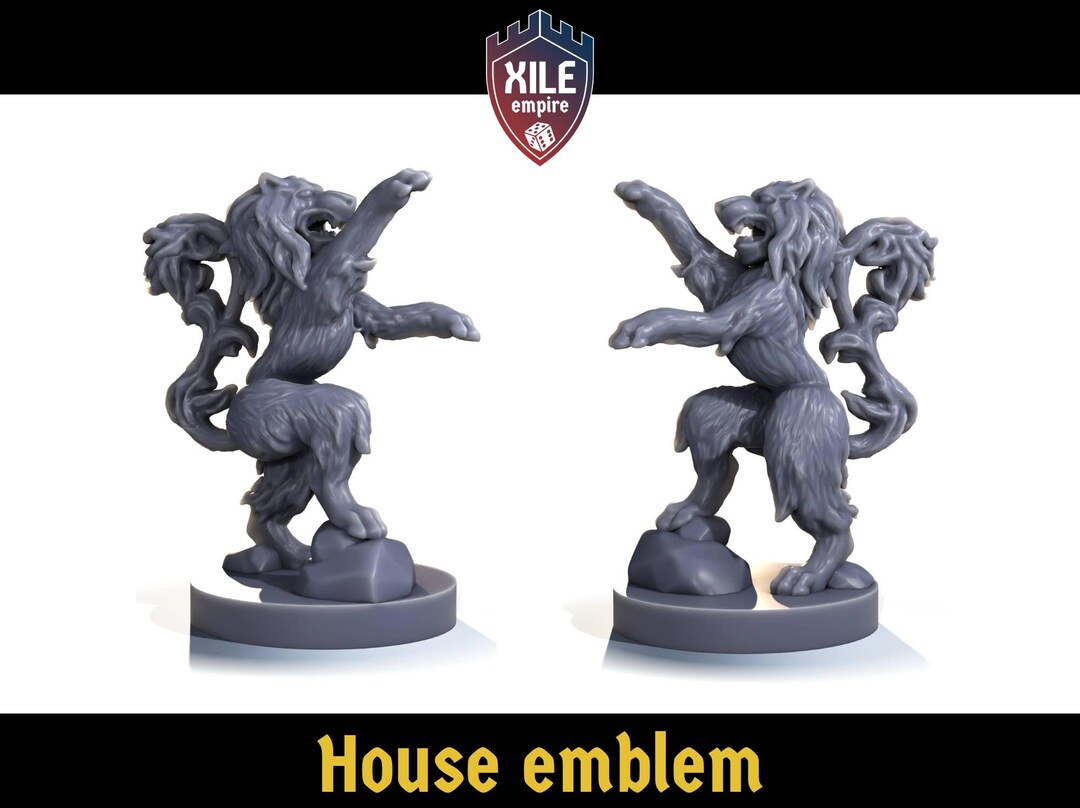 House Emblem: Lannister, Set of 6, Pick a Color - Etsy
