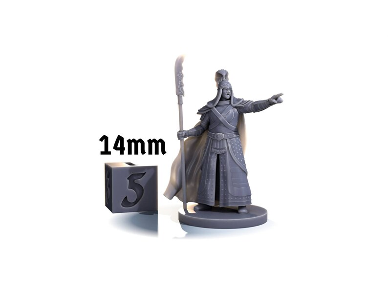 Human Male Warlord glaive 28mm, D&D, Pathfinder, Mz4250 - Etsy