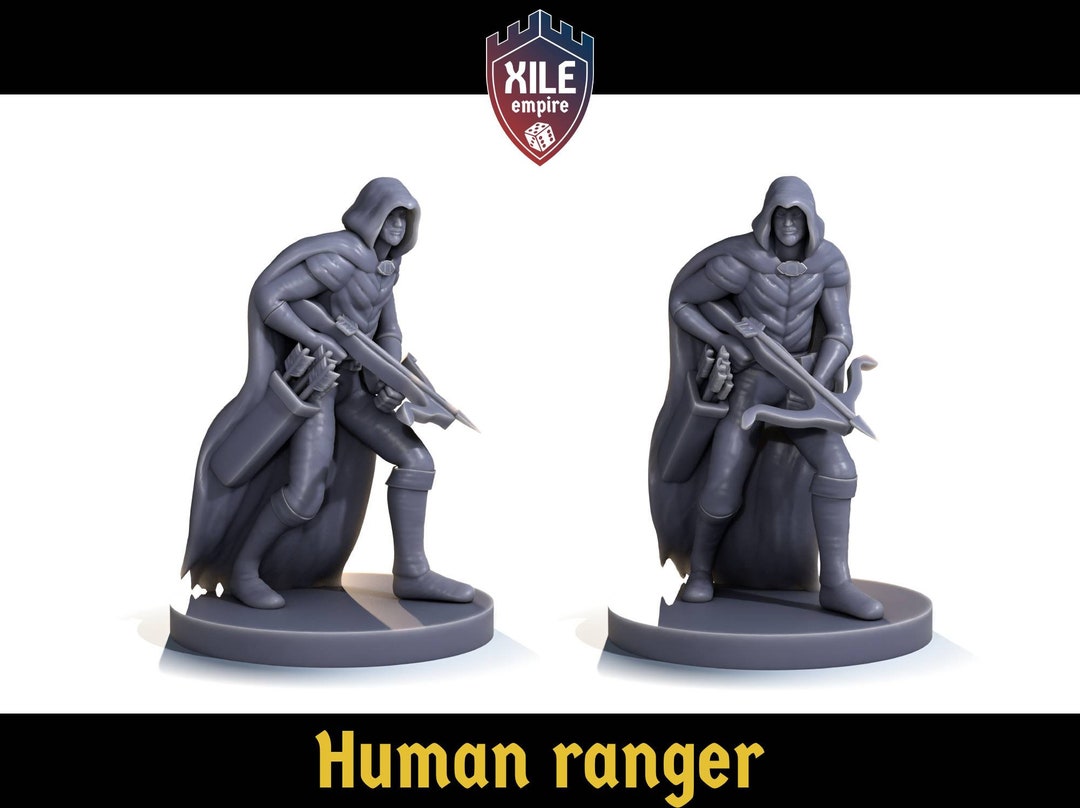 Human Ranger (crossbow) 28mm, D&D, Pathfinder, Mz4250 - Etsy