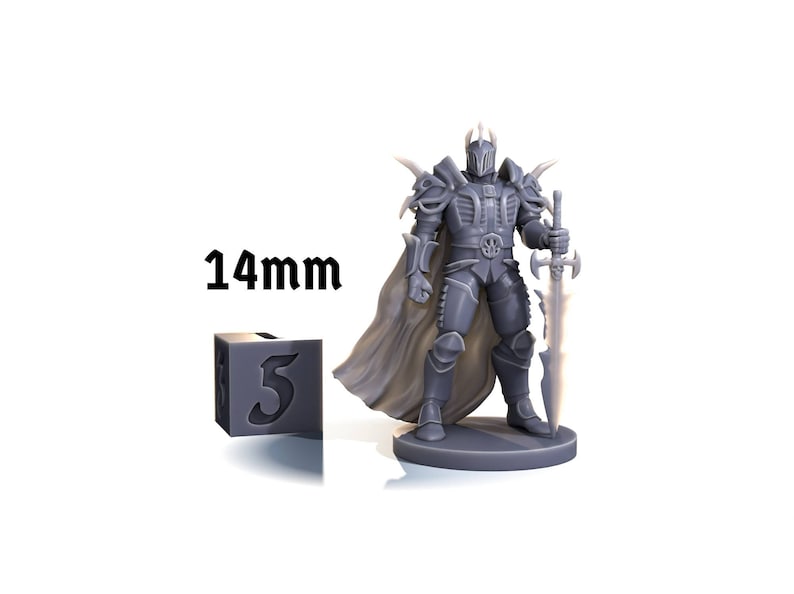 Fallen Paladin two-handed Sword 28mm, D&D, Pathfinder, Mz4250 - Etsy