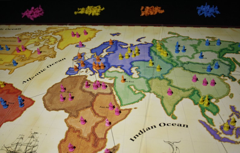 Risk/board Game Pawn Soldier Set of 40 Pick a Color - Etsy