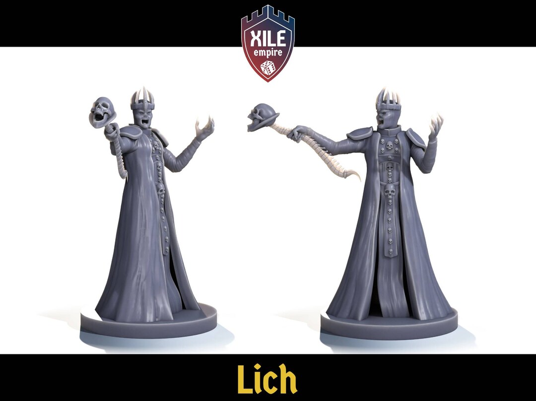 Lich (wand) 28mm, D&D, Pathfinder, Mz4250 - Etsy