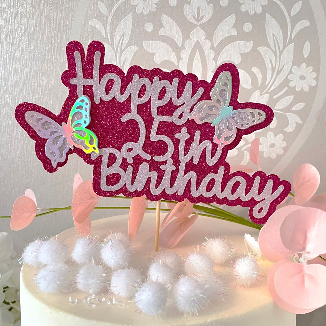 Joyeux anniversaire Cake Topper - Etsy France
