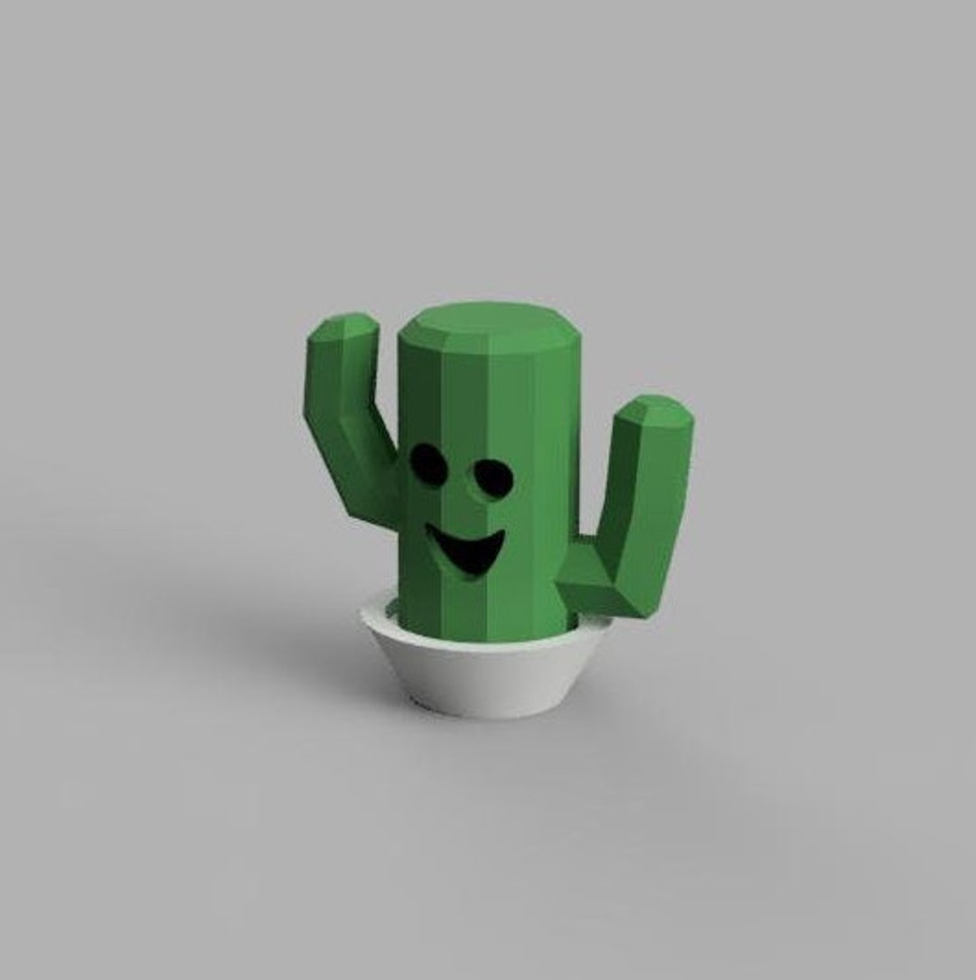Cute 3D Printed Cactus - Etsy UK