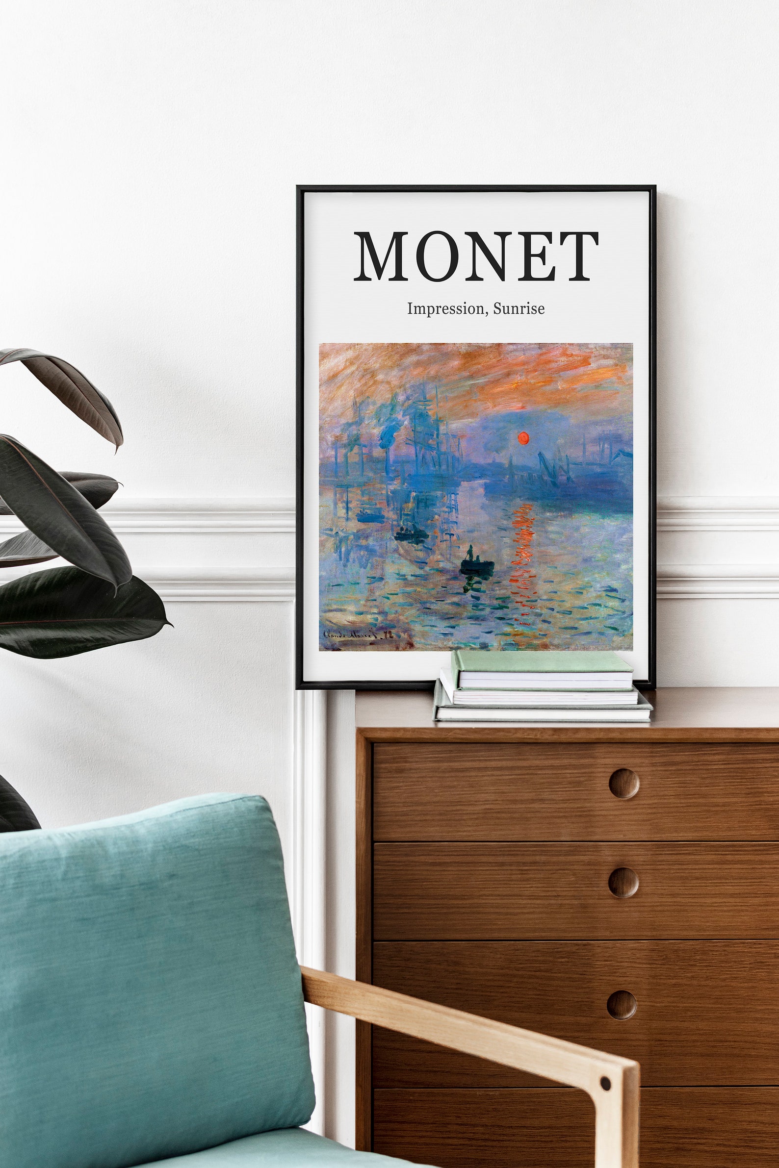 Claude Monet Impressionist Poster: "impression, Sunrise" Art Print ...