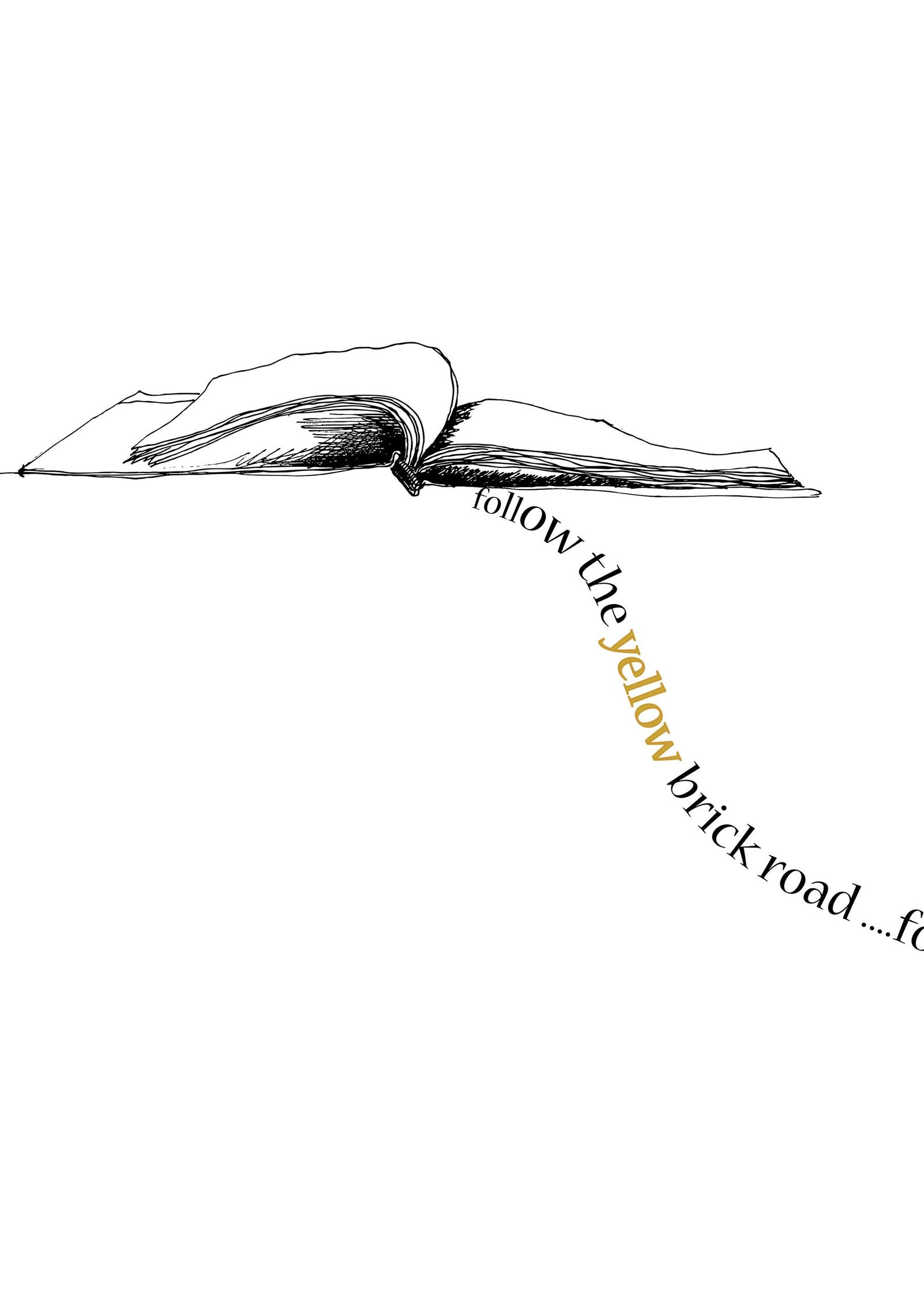 Follow the Yellow Brick Road Art Print (digital File) - Etsy