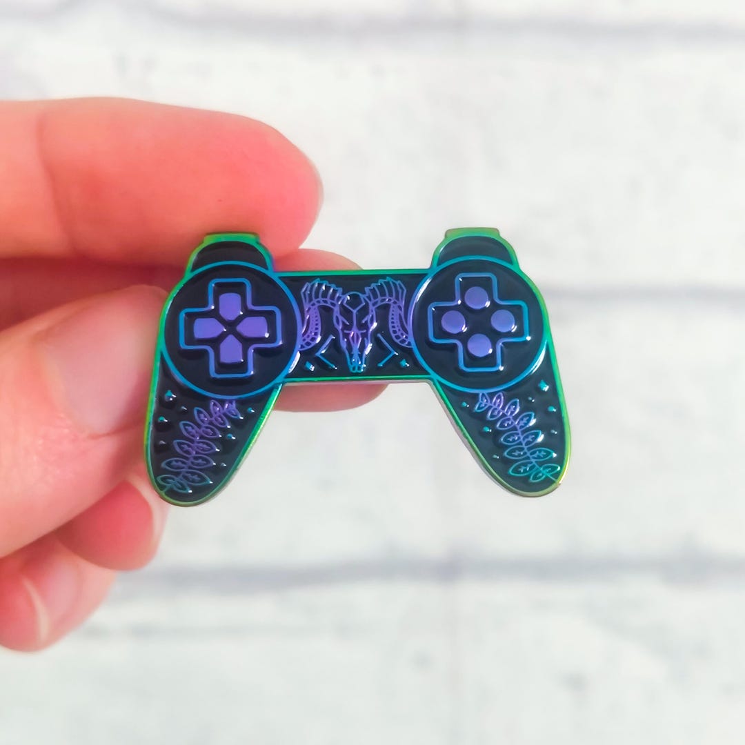 Gothic Playstation Controller Enamel Pin PS1 Enamel Pin playstation ...