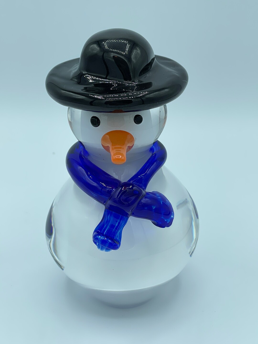 Larson Crystal Art Glass Figurine / Paperweight / Home Decor - Etsy