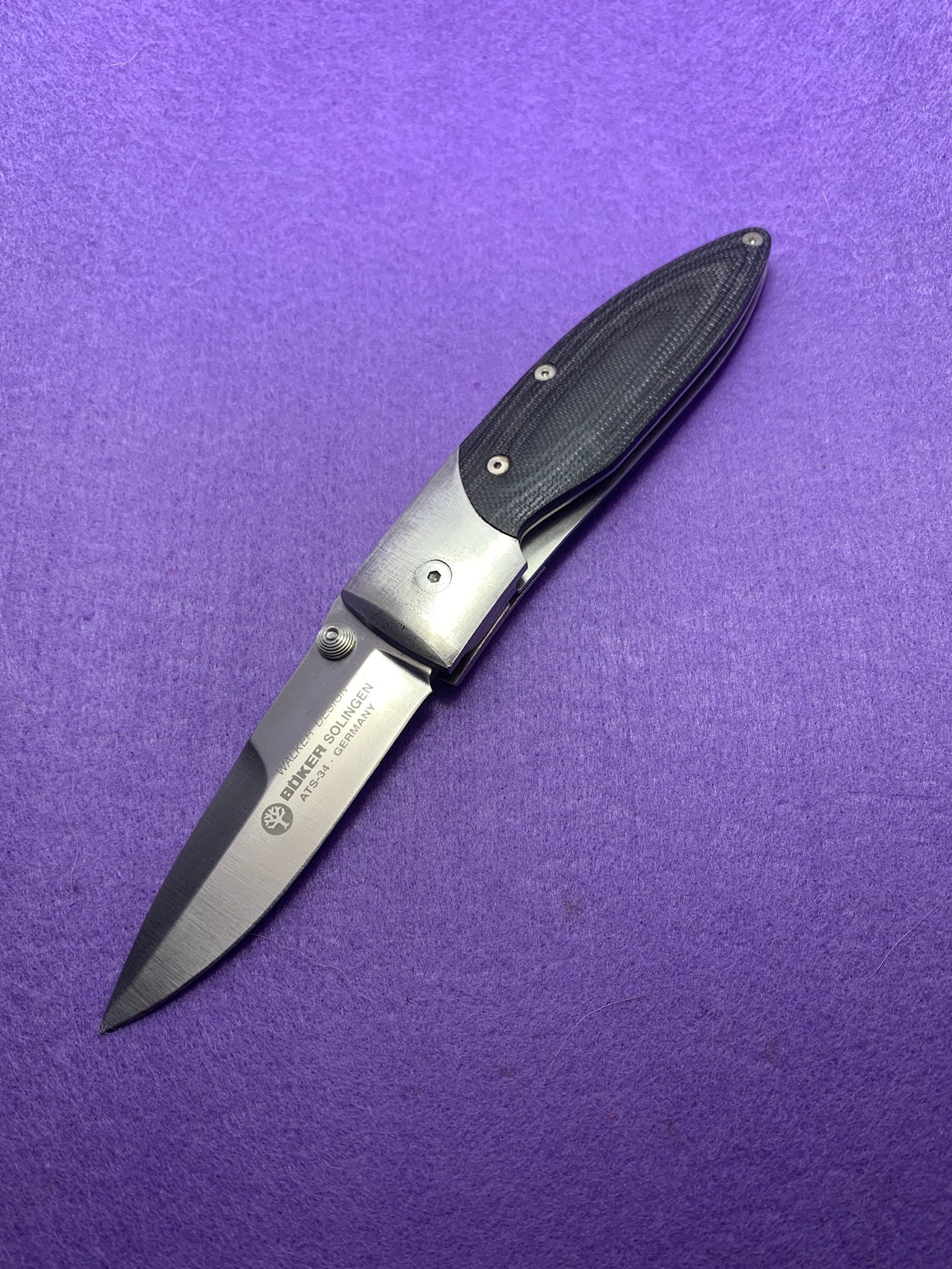 Нож Walker Design BOKER Solingen. АТС-34. Germania - Etsy