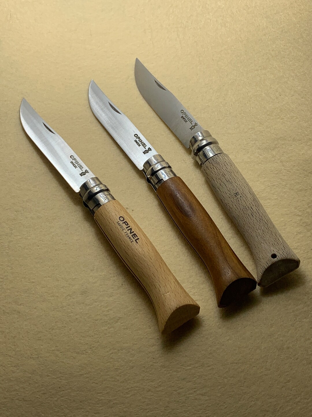 3 Knifes Opinel N8 . Inox. Made in France - Etsy
