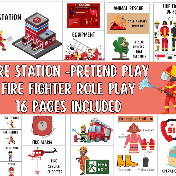 Fire Station - Etsy
