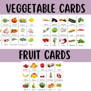 225 Printable Food Images for Kids | Meal Planning Boards | Fun ...