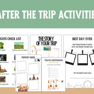 Bali Travel Journal, Kids Travel Activities,printable Coloring and ...