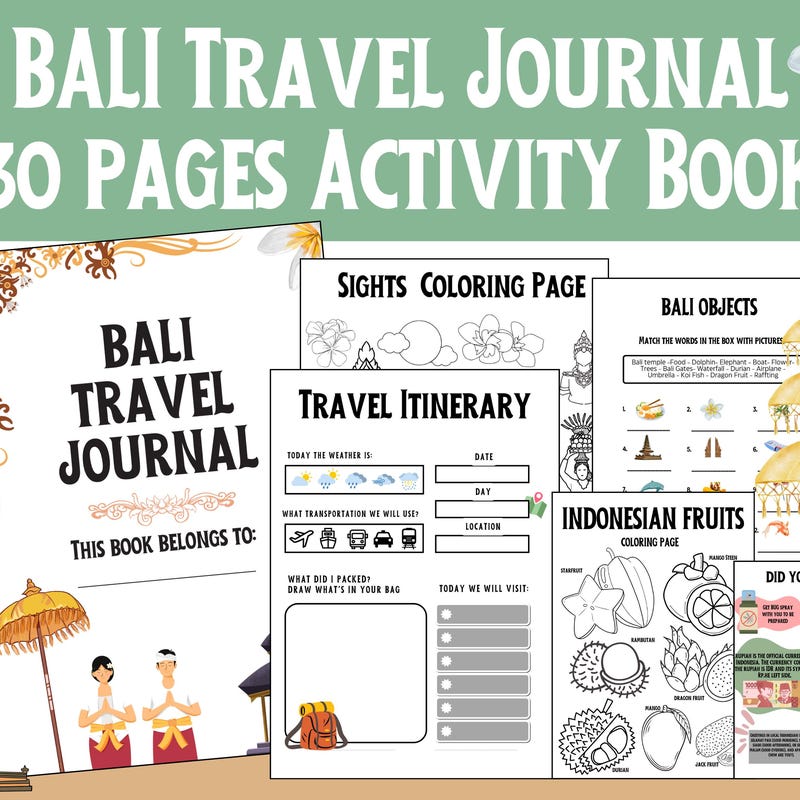 Travel Journal - Etsy