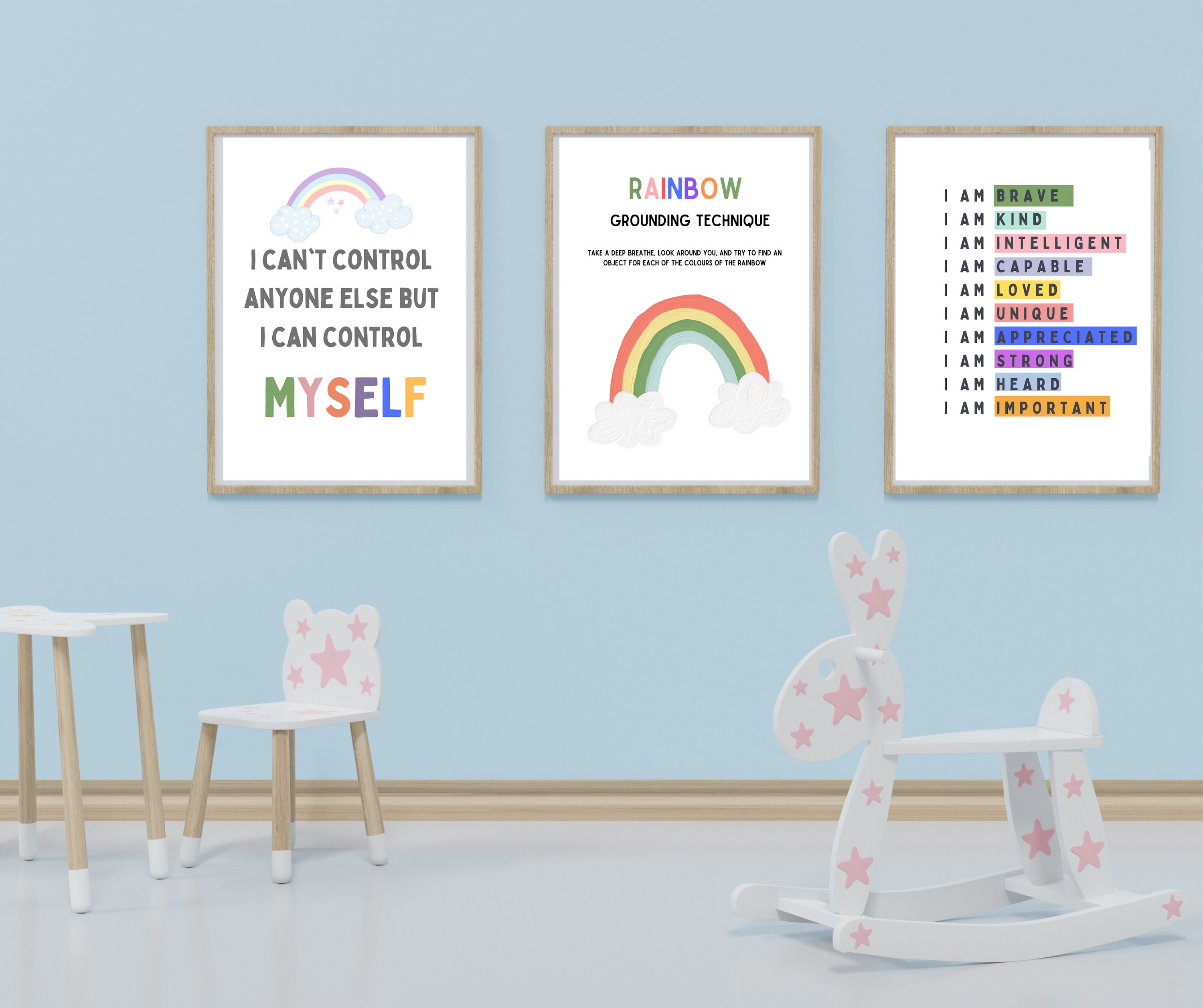 Calm Corner Posters - Feelings Wheel-breathing Shapes- Calming ...