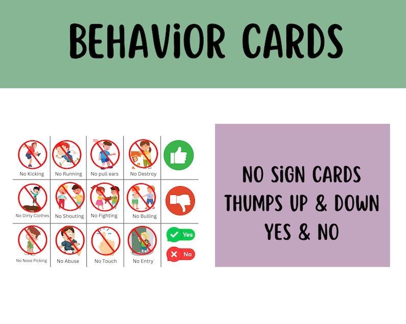 75 Behavior Pecs First Then Visual Aid Toddler Behavior - Etsy Australia