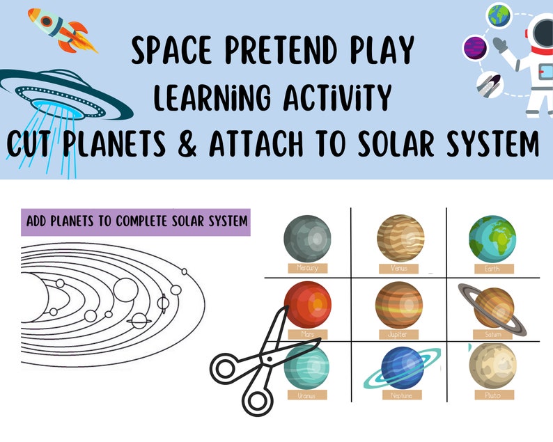 Space Station Pretend Play Printable, Space Dramatic Play, Kids Daycare ...